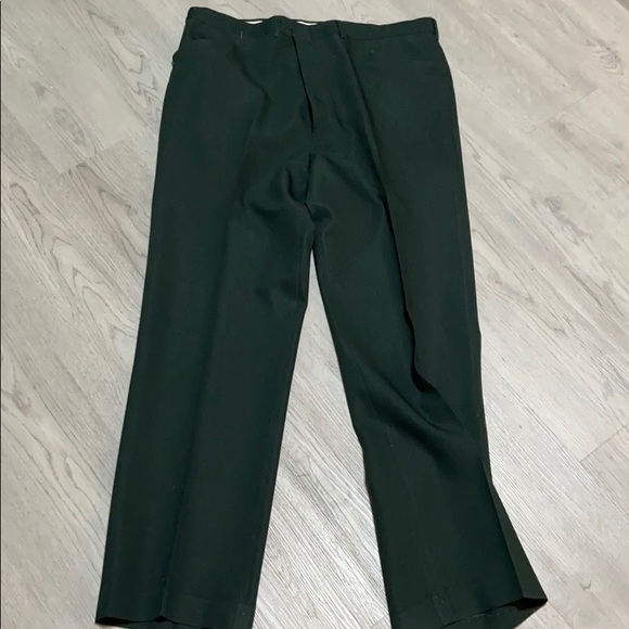 Pants | Vintage 197s Mens Green Polyester Trousers Pants | Poshmark